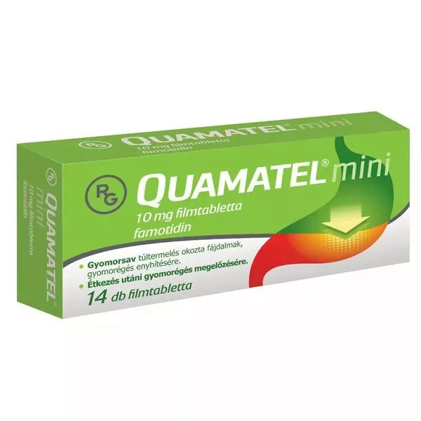 Quamatel Mini 10mg filmtabletta (14 db) kedvező áron! - ZUE Onlin